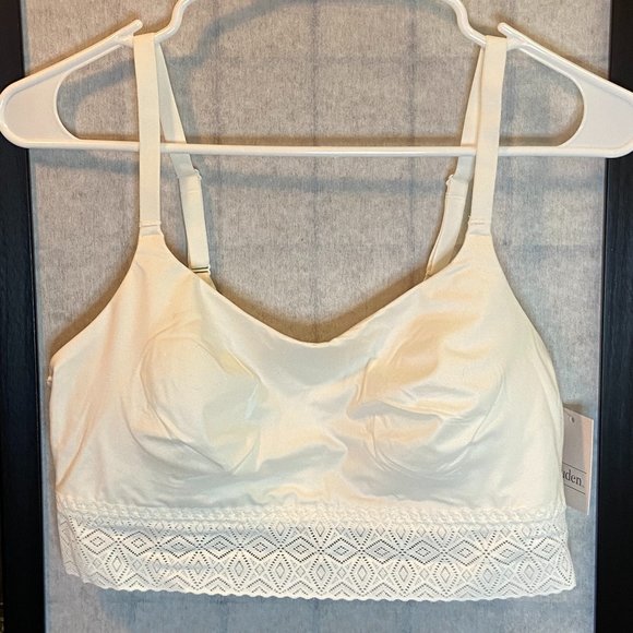 Auden | Intimates & Sleepwear | Auden Lace Band Longline Removable Pads ...